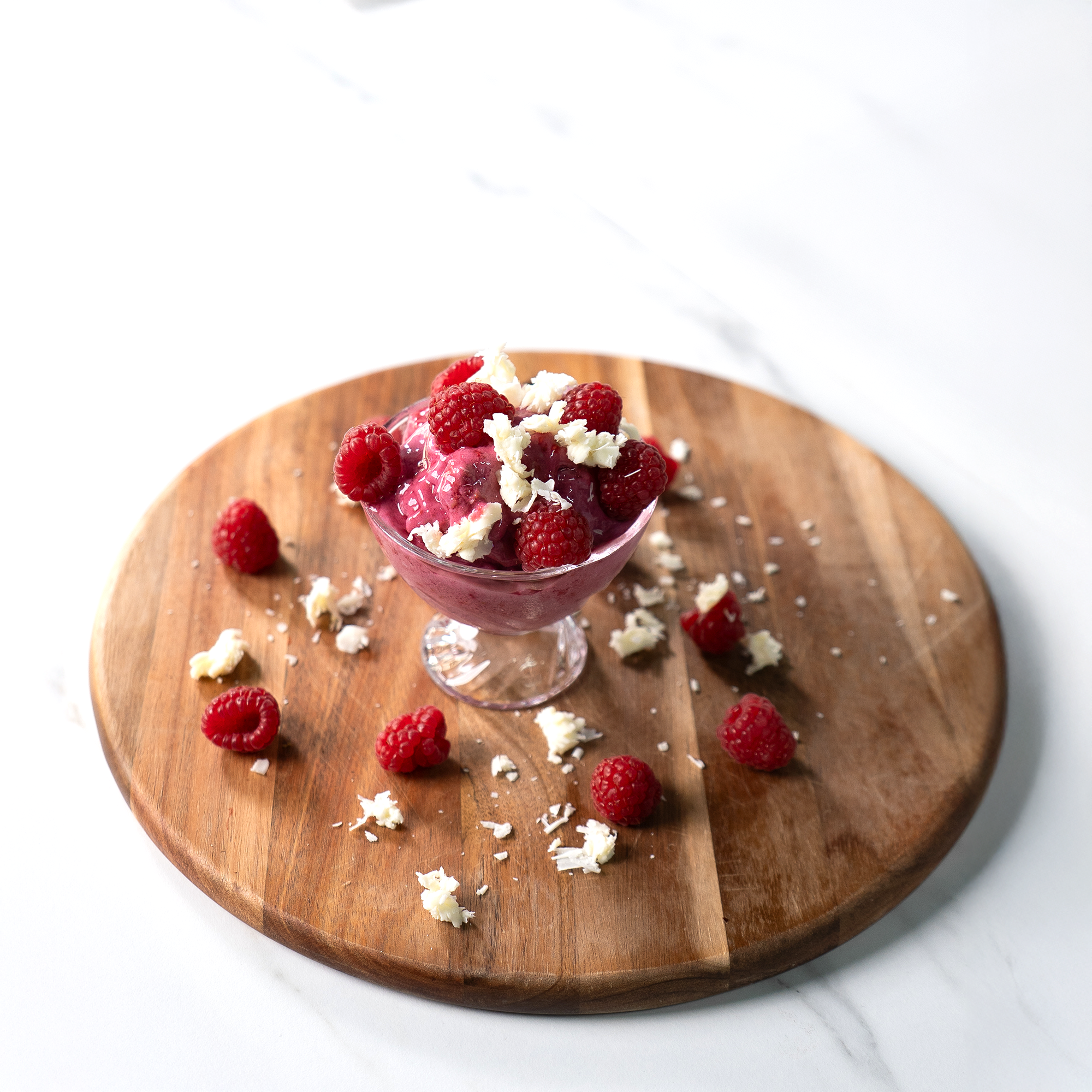 Hallon & Vitchoklad Glass – OptimizeNutrition